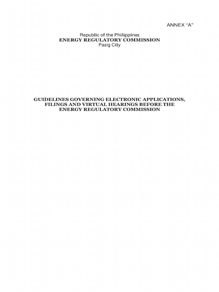 E-Filing Guidelines-Resolution-Annex A (Approved 9.24.2020) SGD-01 | PDF