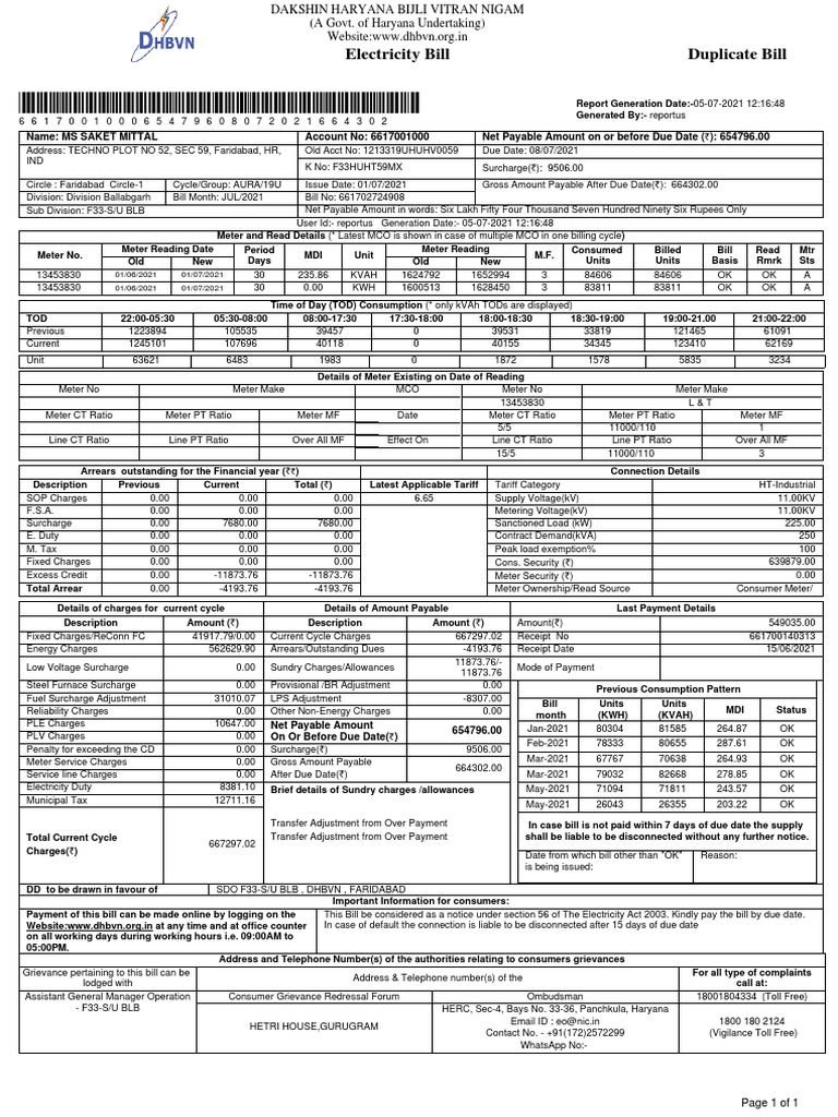 View Bill | PDF | Electricity | Economies