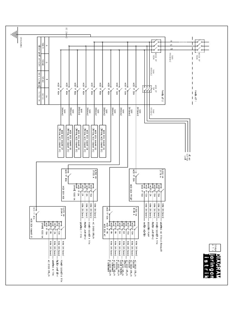 Contoh Diagram Panel Listrik | PDF