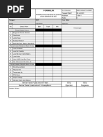 Formulir P2H Kendaraan Alat Berat | PDF
