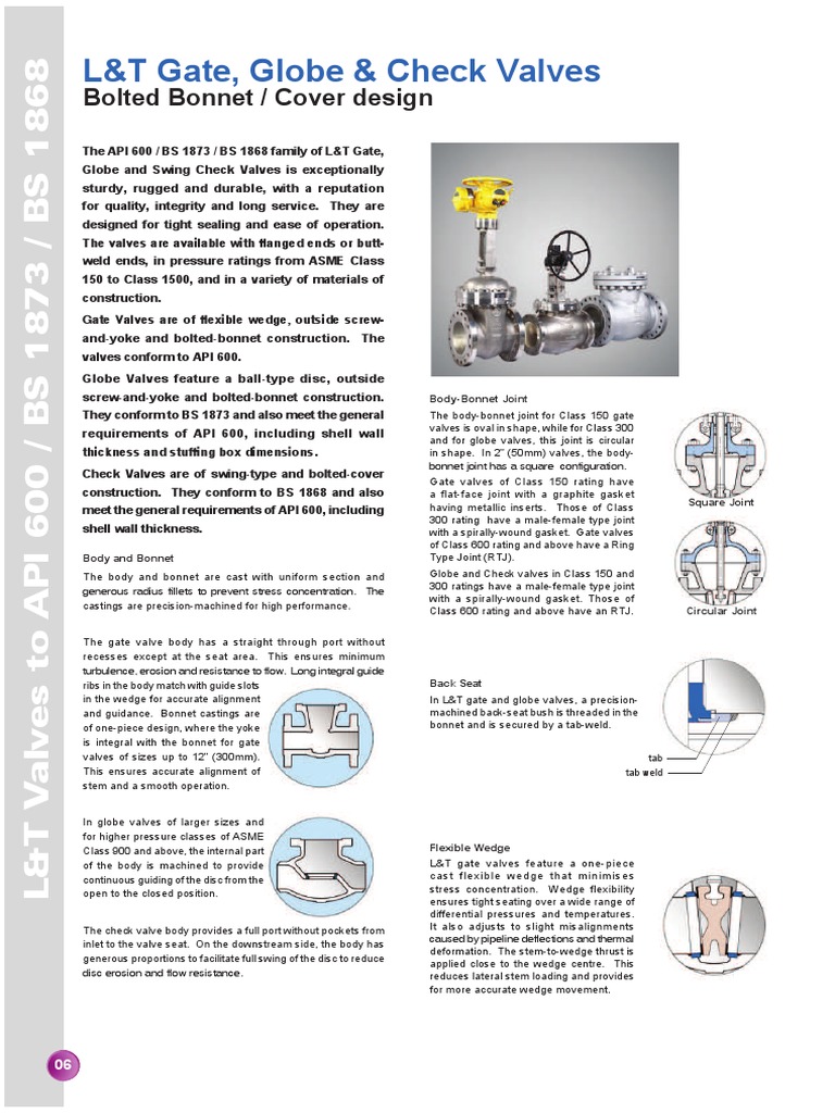 Gate Globe Check Valve Constructions | PDF | Valve | Hydraulics
