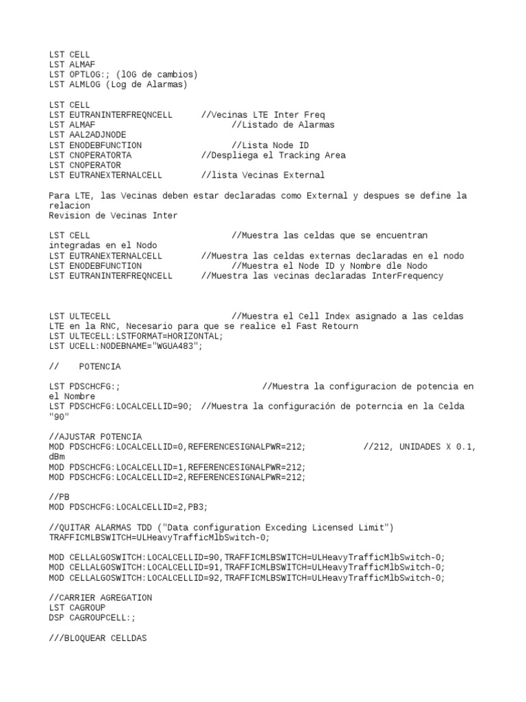 Comandos Huawei U2020 | PDF | Tecnología móvil | Equipo de usuario de ...
