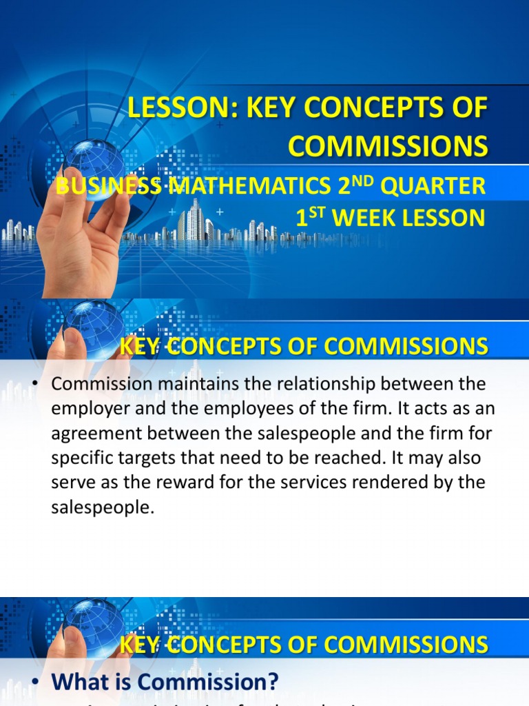 Business Mathematics 2nd Quarter 1st Week Lesson Key Concepts of ...