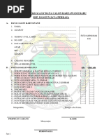 Formulir Checklist Data Calon Karyawan | PDF