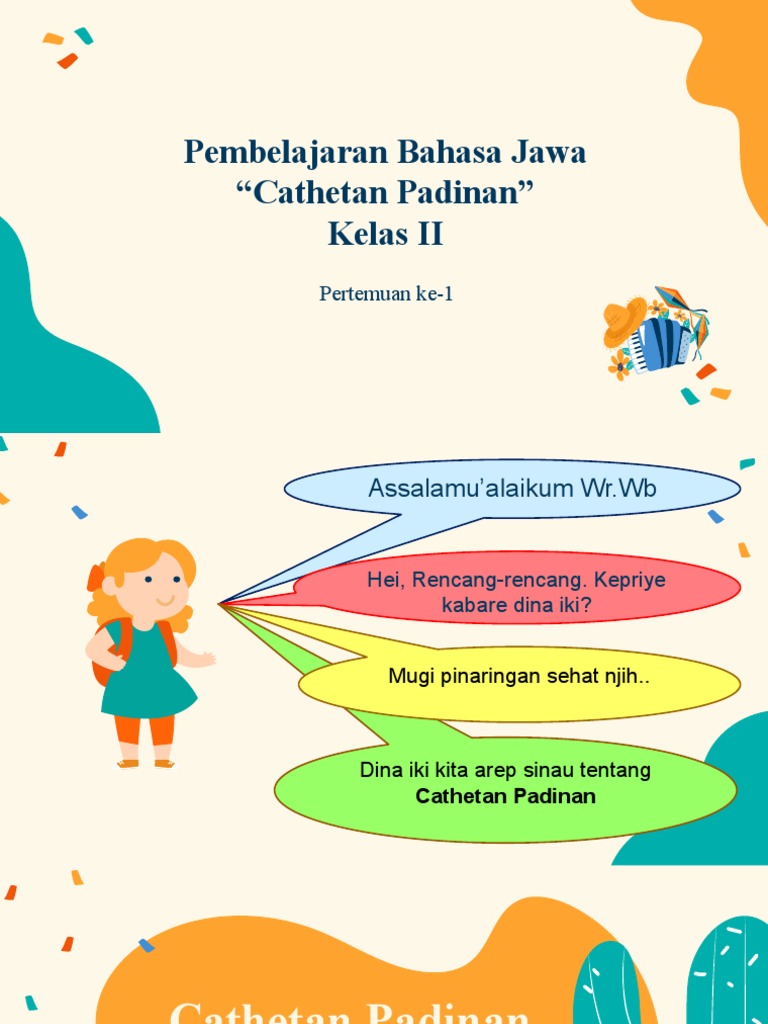 Cathetan Padinan dalam Bahasa Jawa | PDF