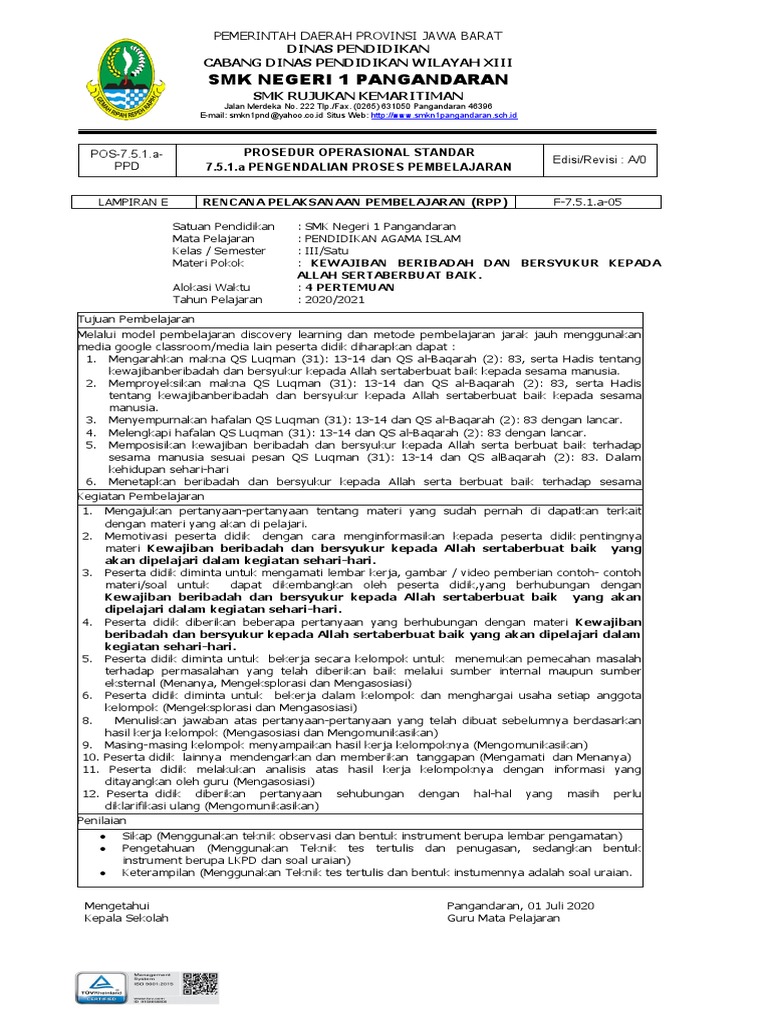 2 Kewajiban Beribadah Dan Bersyukur Kepada Allah Sertaberbuat Baik | PDF