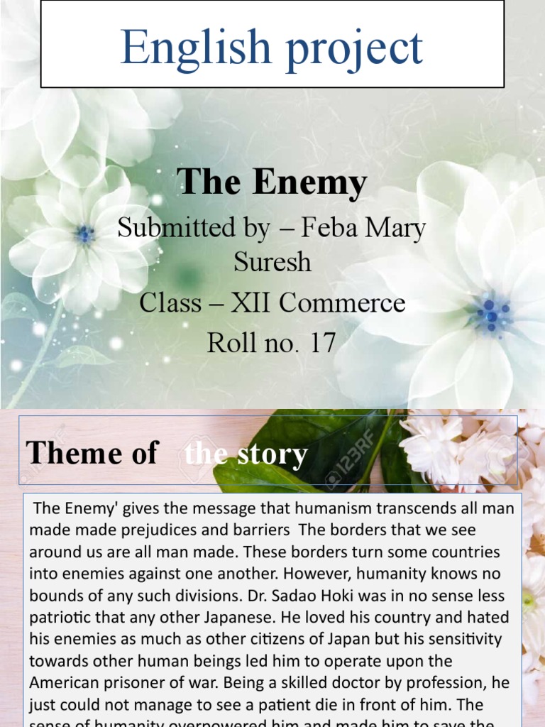 English Project: The Enemy | PDF