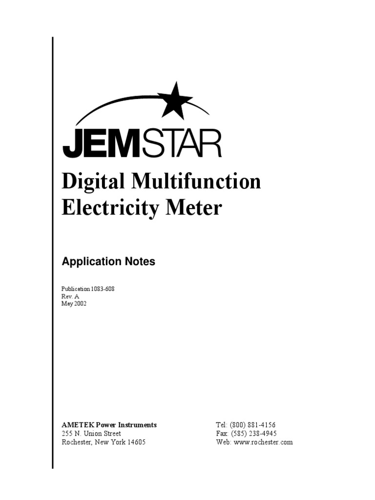 JEMStar Application Notes | PDF | Transformer | Resistor