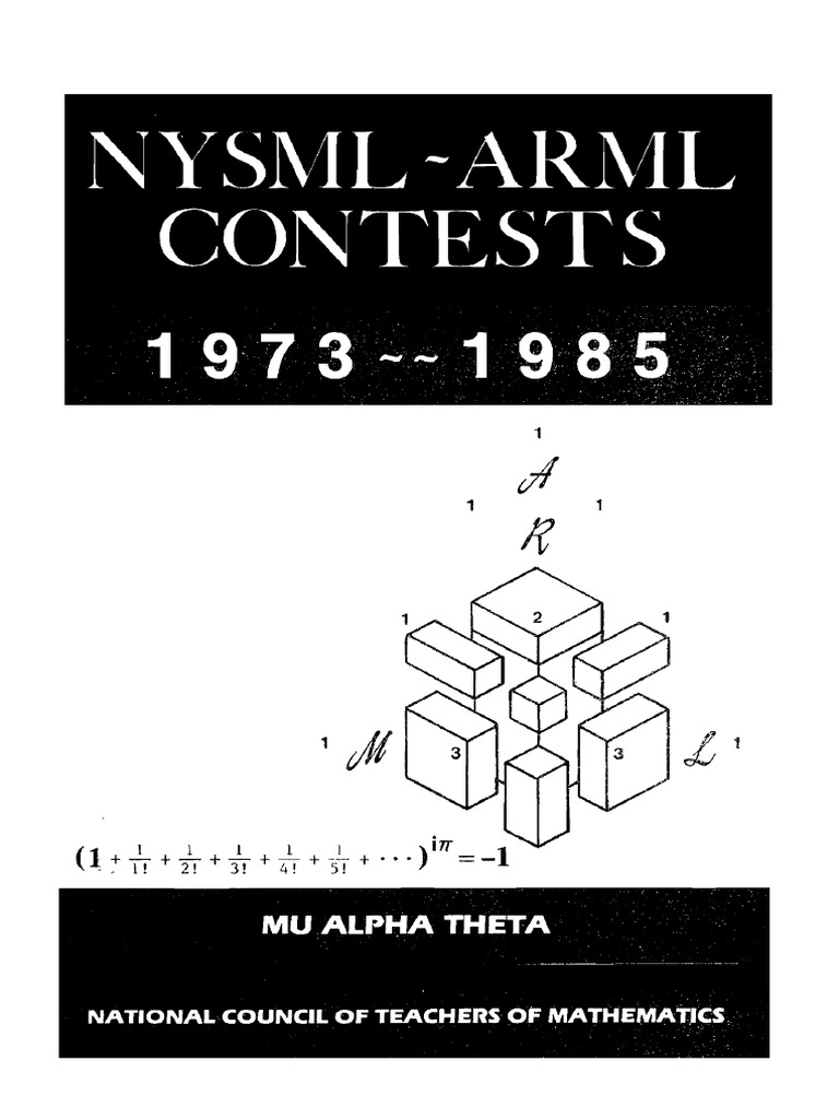 Nysml Arml Contests 1973 1985 | PDF | Triangle | Circle
