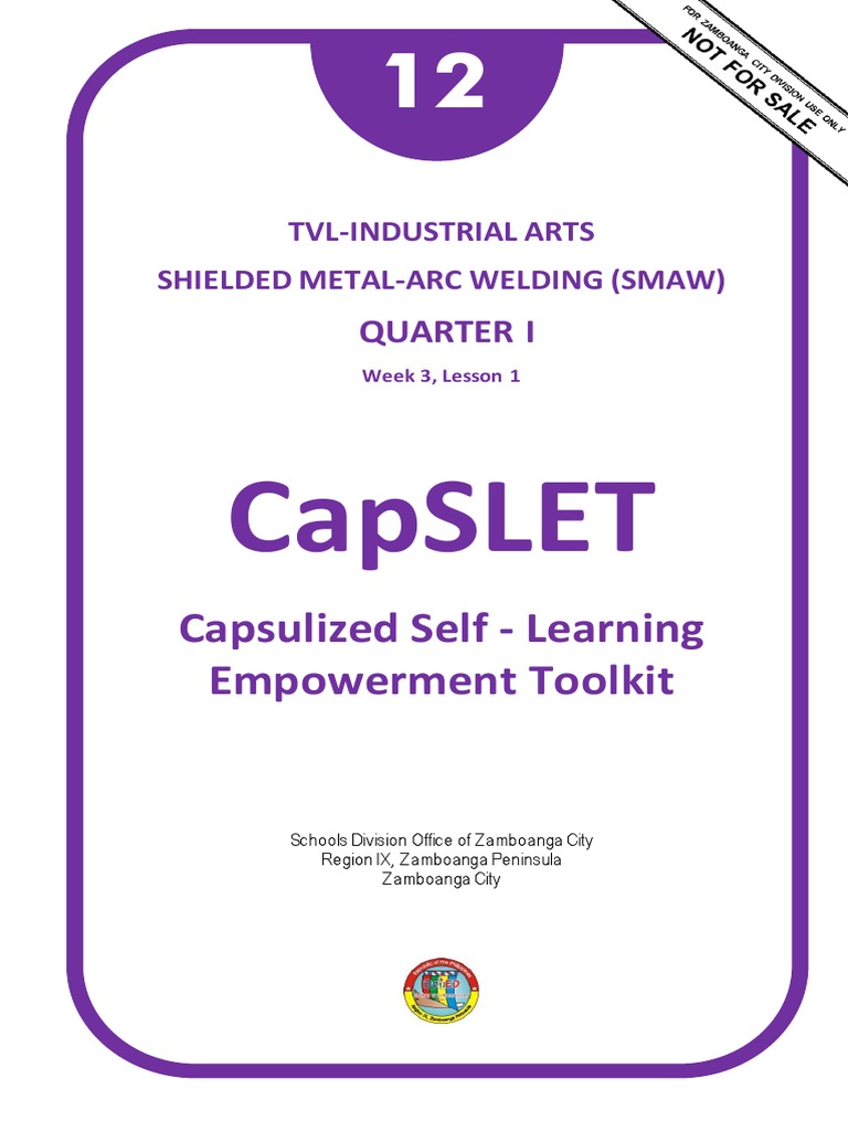 12 - SMAW W 3 - Essentials of Welding | PDF | Welding | Construction