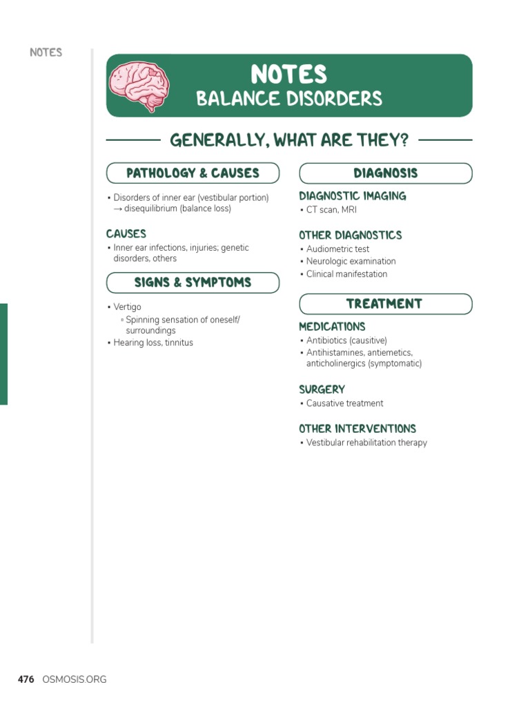 Balance Disorders | PDF | Vertigo | Human Head And Neck