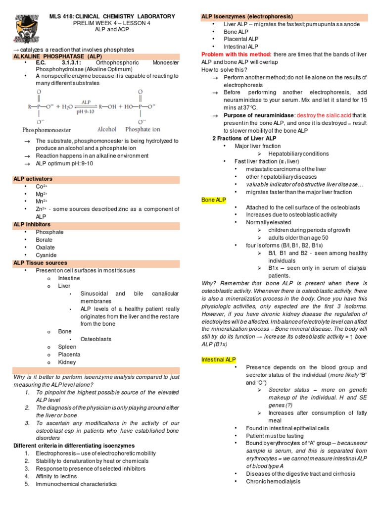 CC 2 LAB - ALP and ACP | PDF | Anatomy | Chemistry