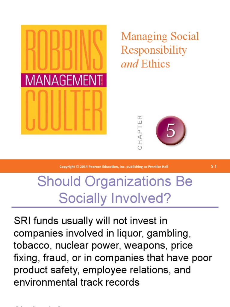 Managing Social Responsibility: and Ethics | PDF | Bribery | Business ...