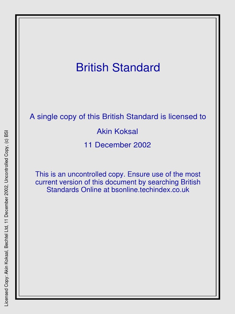 BS 5481 | Download Free PDF | Plumbing | Pipe (Fluid Conveyance)