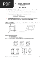 Chapter 1 Crystal Structure | PDF | Crystal Structure | Lattice (Group)
