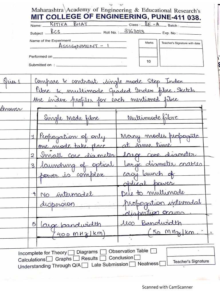 BCS Assignment 1 | PDF