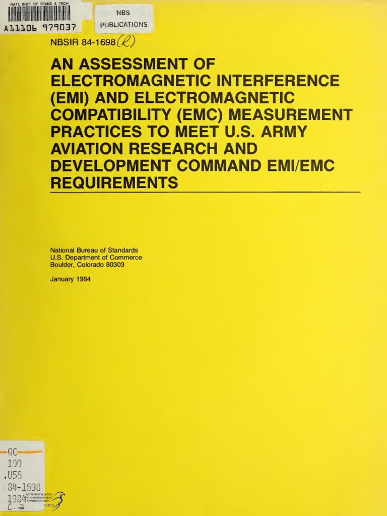 Govpub C13 | PDF | Electromagnetic Compatibility | Electromagnetic Interference