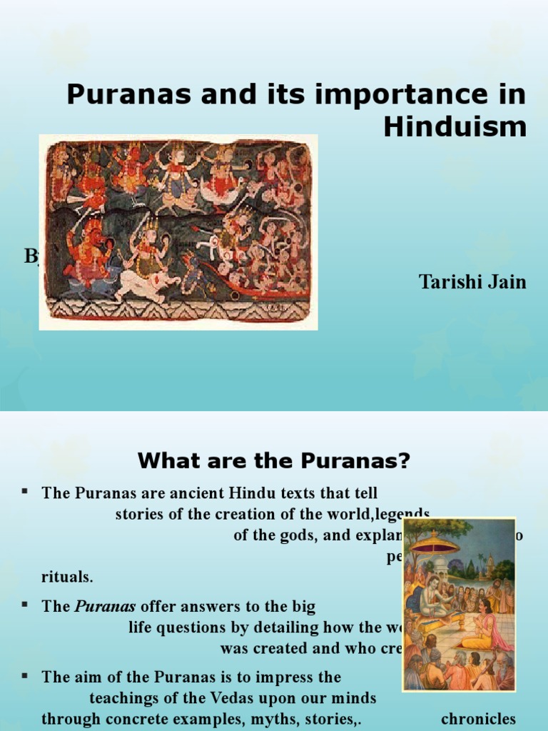 Puranas and Its Importance in Hinduism: by - Sarika Dharmani Tarishi ...