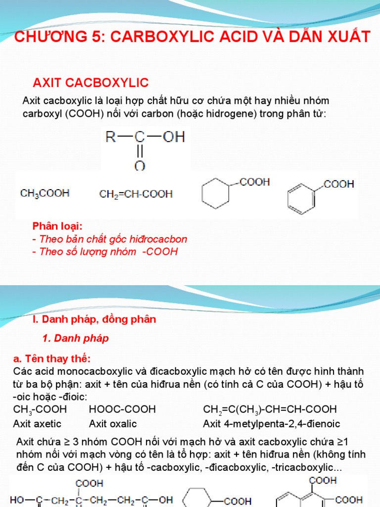 5 Cacboxylic Acid | PDF