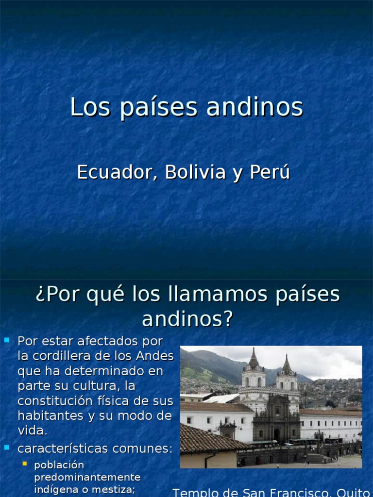 Los Paises Andinos | PDF | Historia