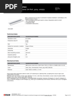 Commscope Cat6A UTP PATCH PANEL, 24port 760237046 | PDF | Home & Garden ...