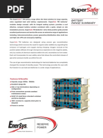 Enersys Selection Guide | PDF | Battery Charger | Rechargeable Battery