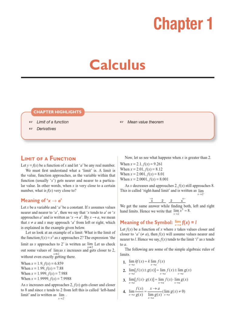 Calculus | PDF | Derivative | Continuous Function