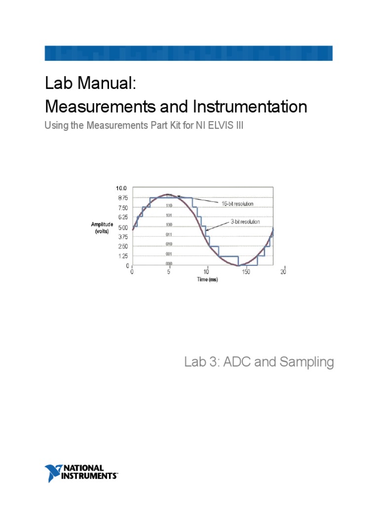 Lab 3 - ADC and Sampling | PDF | Analog To Digital Converter | Sampling ...