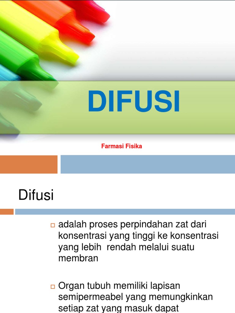 Difusi | PDF