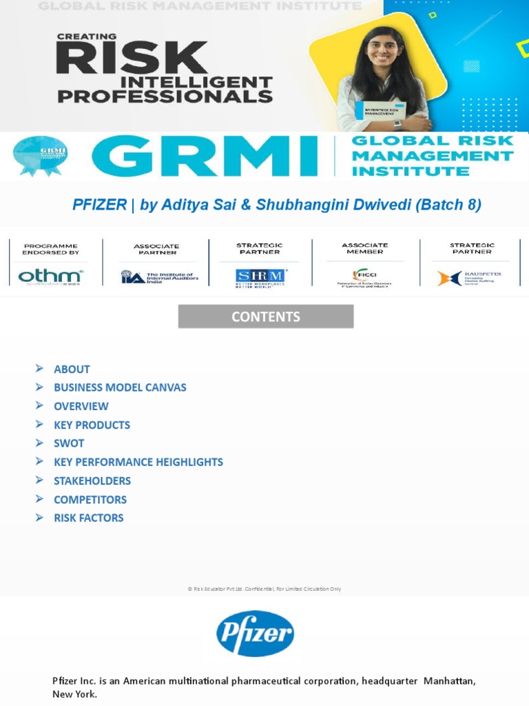 Pfizer | PDF | Generic Drug | Pfizer