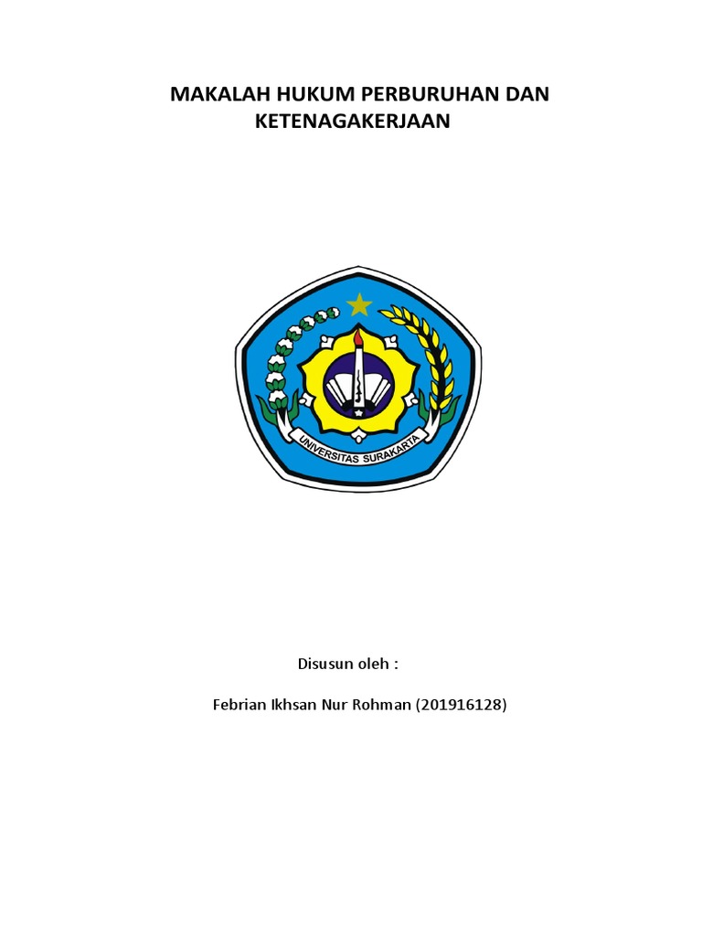HUKUM PERBURUHAN DAN KETENAGAKERJAAN | PDF