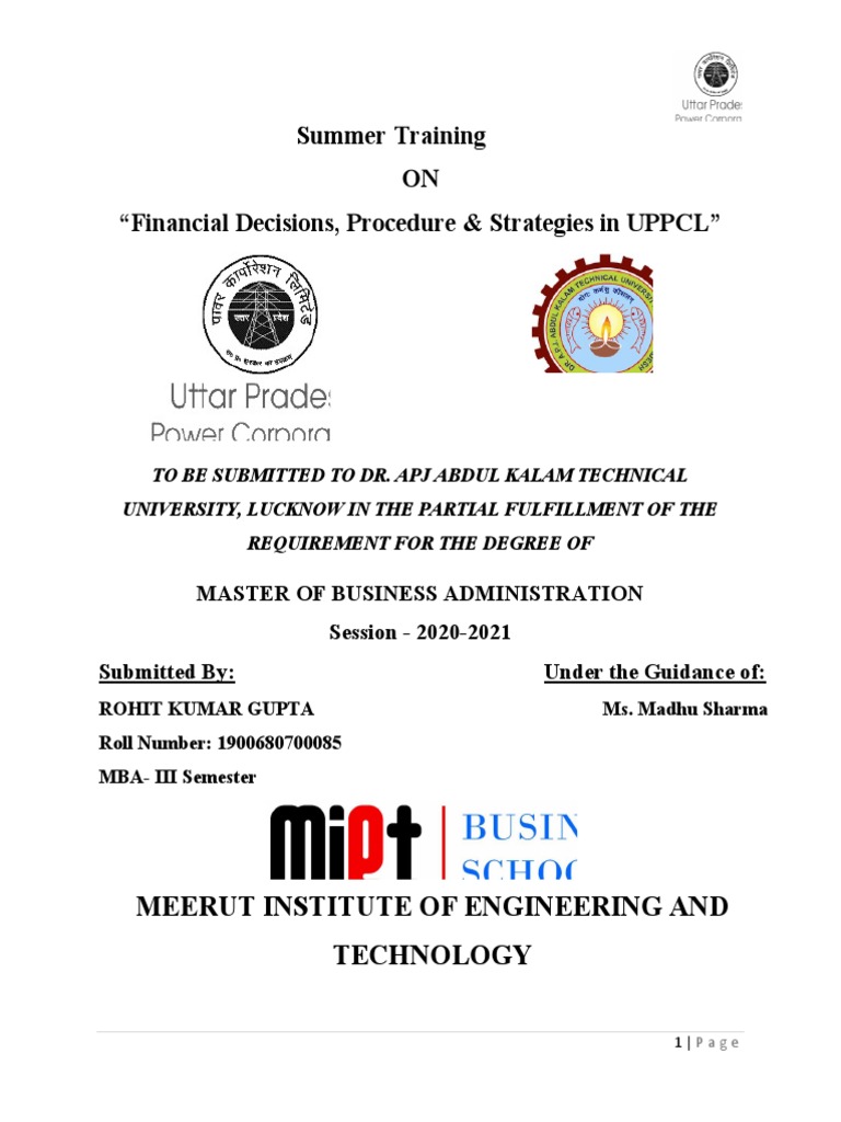 Internship Project File Pdf Pdf Electric Power Distribution Power