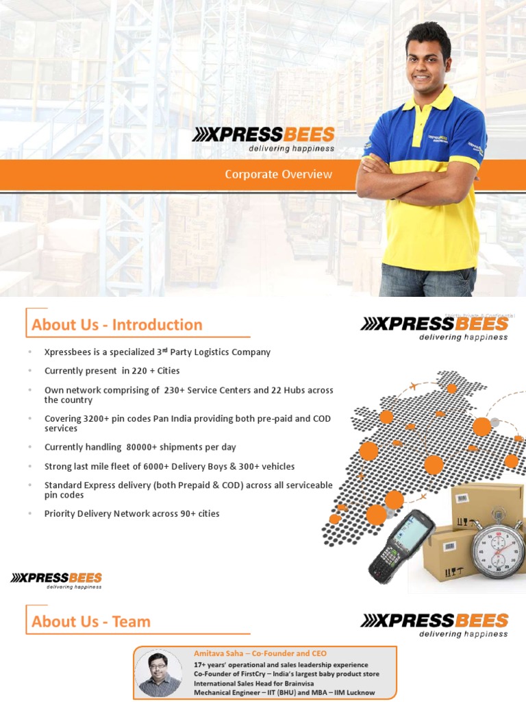Xpressbees Introducation | PDF | E Commerce | Logistics