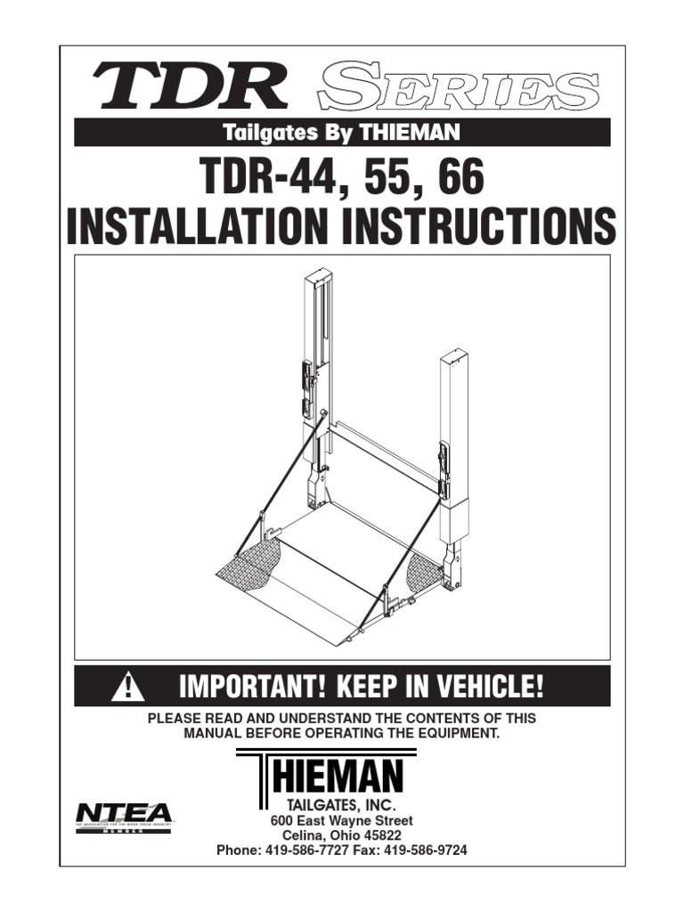 TDR Installation | PDF | Electrical Connector | Equipment
