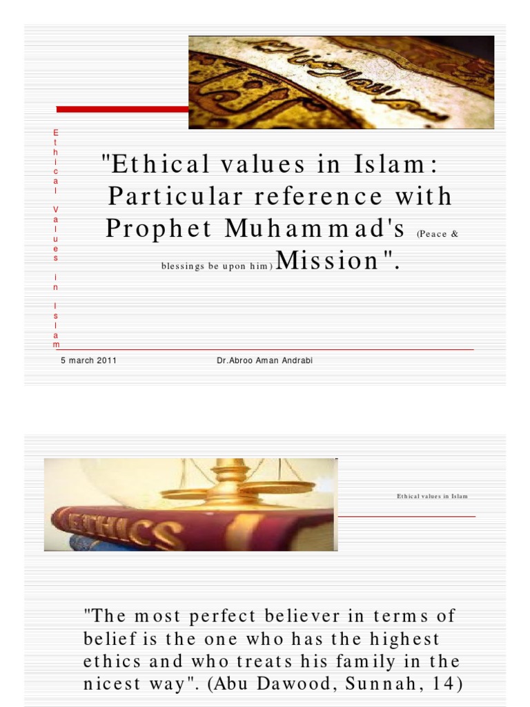 PPT - Ethical Values in Islam | PDF | Quran | Islam
