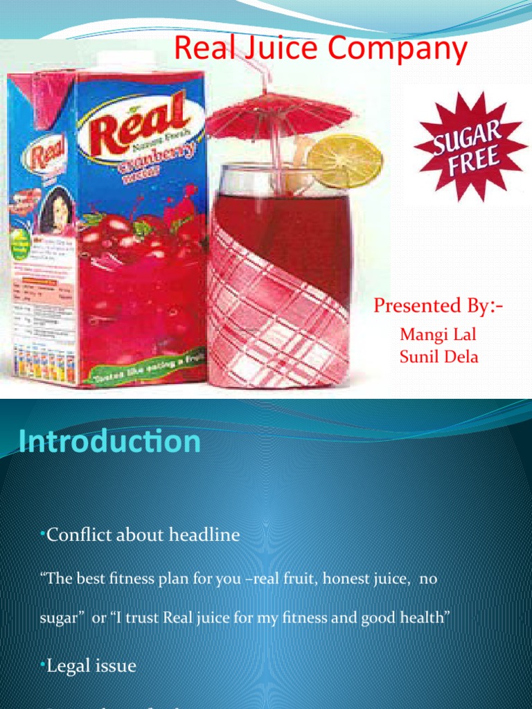 Real Juice Marketing Strategy | PDF | Brand | Mass Media