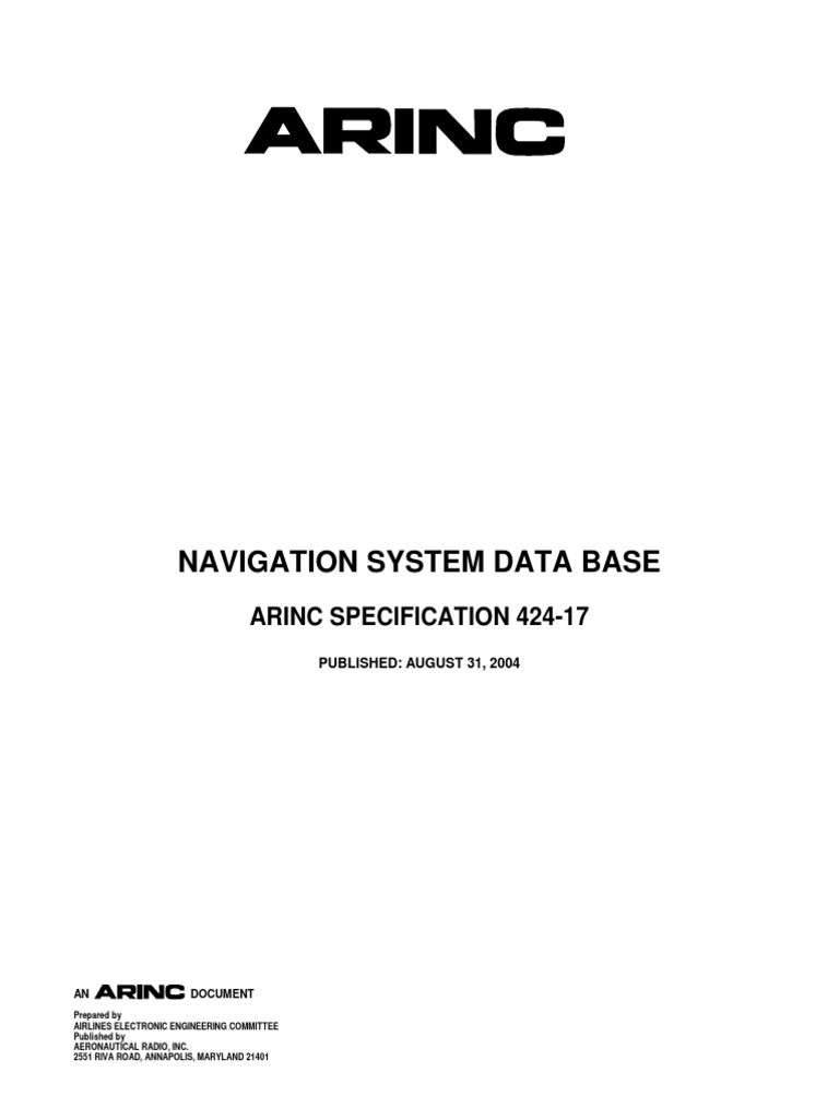 Arinc 424-17 | PDF | Aerospace | Aviation