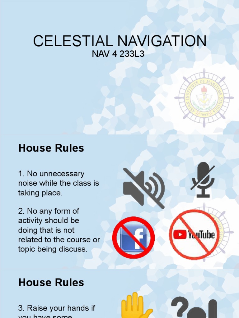 Celestial Navigation: NAV 4 233L3 | PDF | Sphere | Equator
