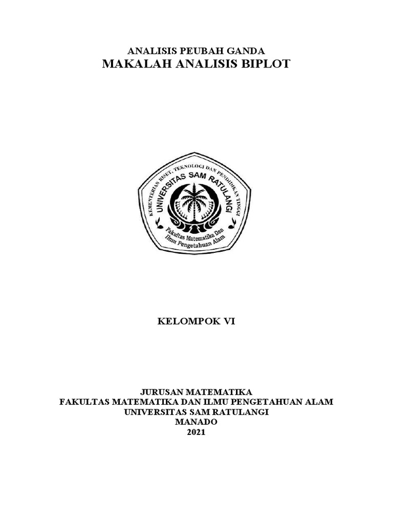Analisis BIPLOT | PDF