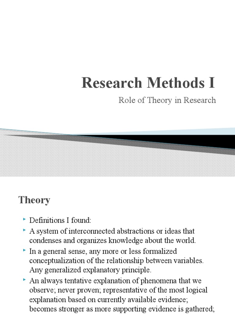 Understanding Research Theories and Hypotheses | PDF | Hypothesis | Theory