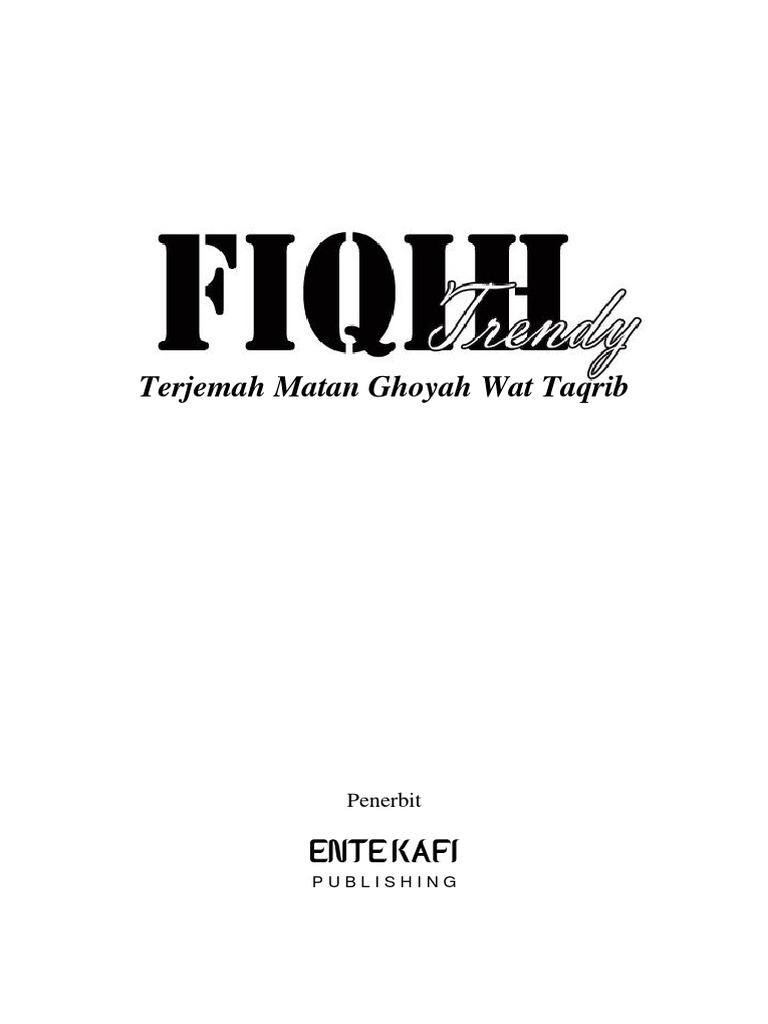 Fiqih Trendy | PDF