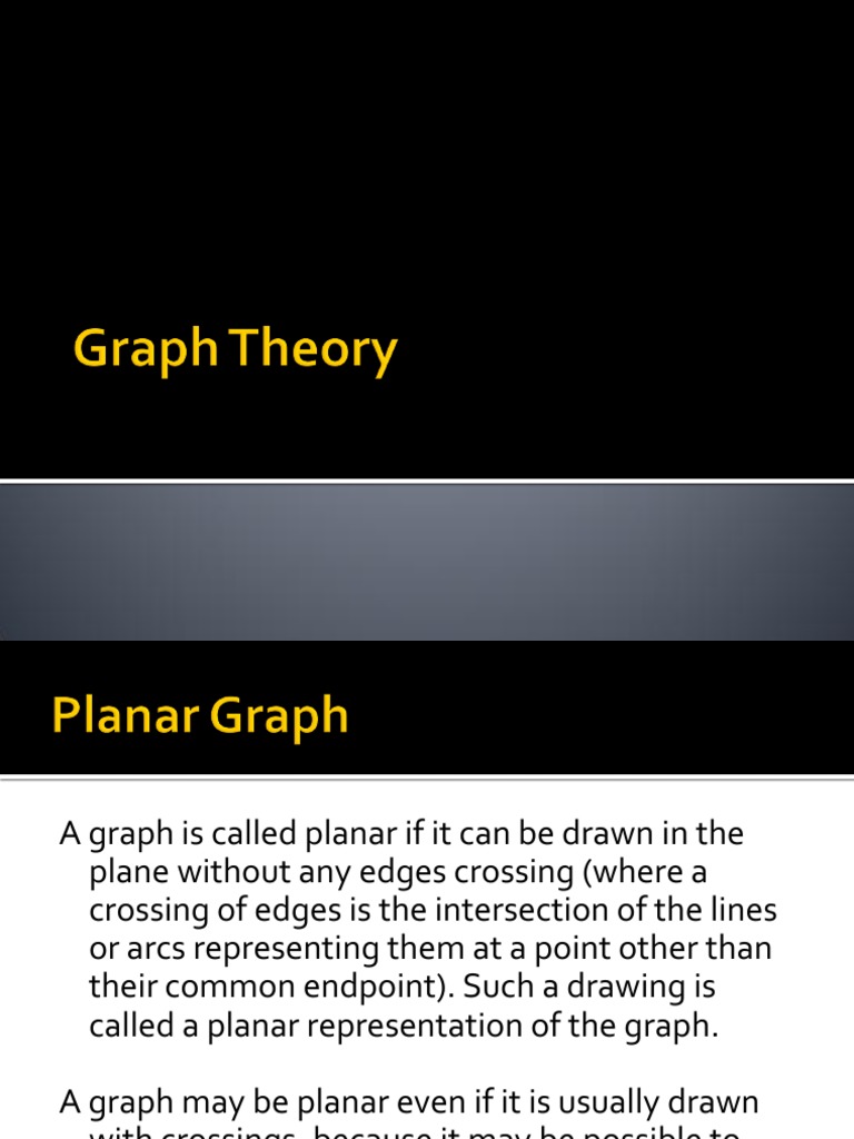 Planar Graph | PDF | Vertex (Graph Theory) | Teaching Mathematics