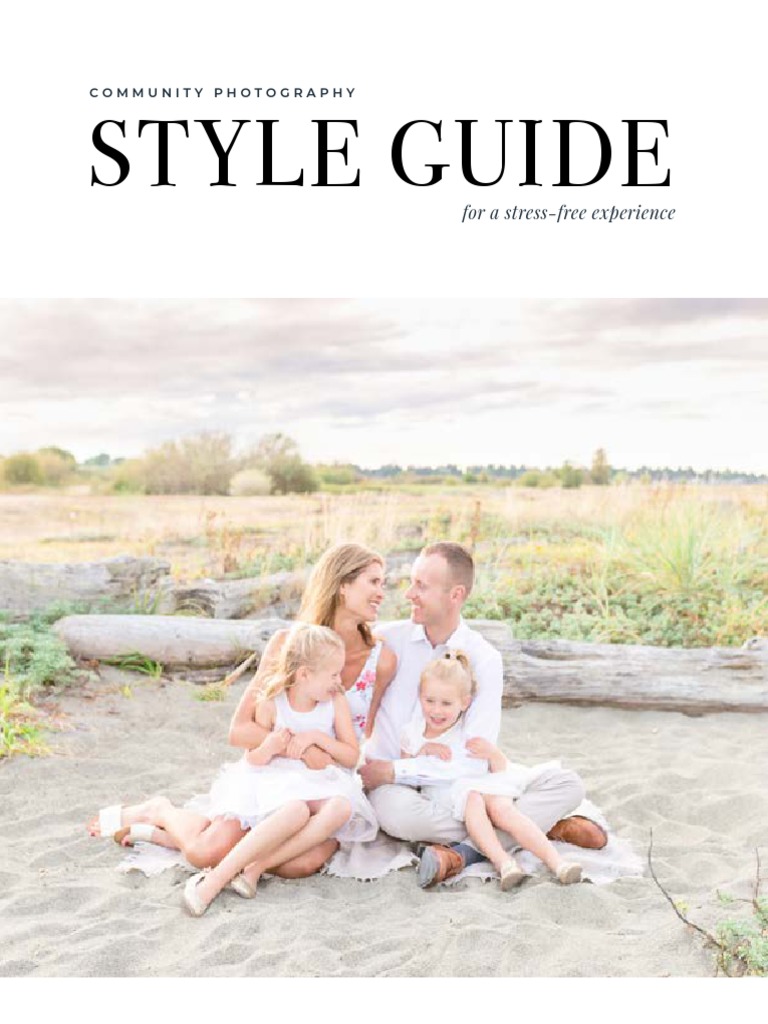The Portrait Session Style Guide - Community Photography | PDF | Dress ...