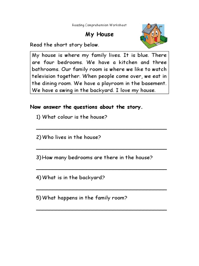 Reading Comprehension Worksheet | PDF