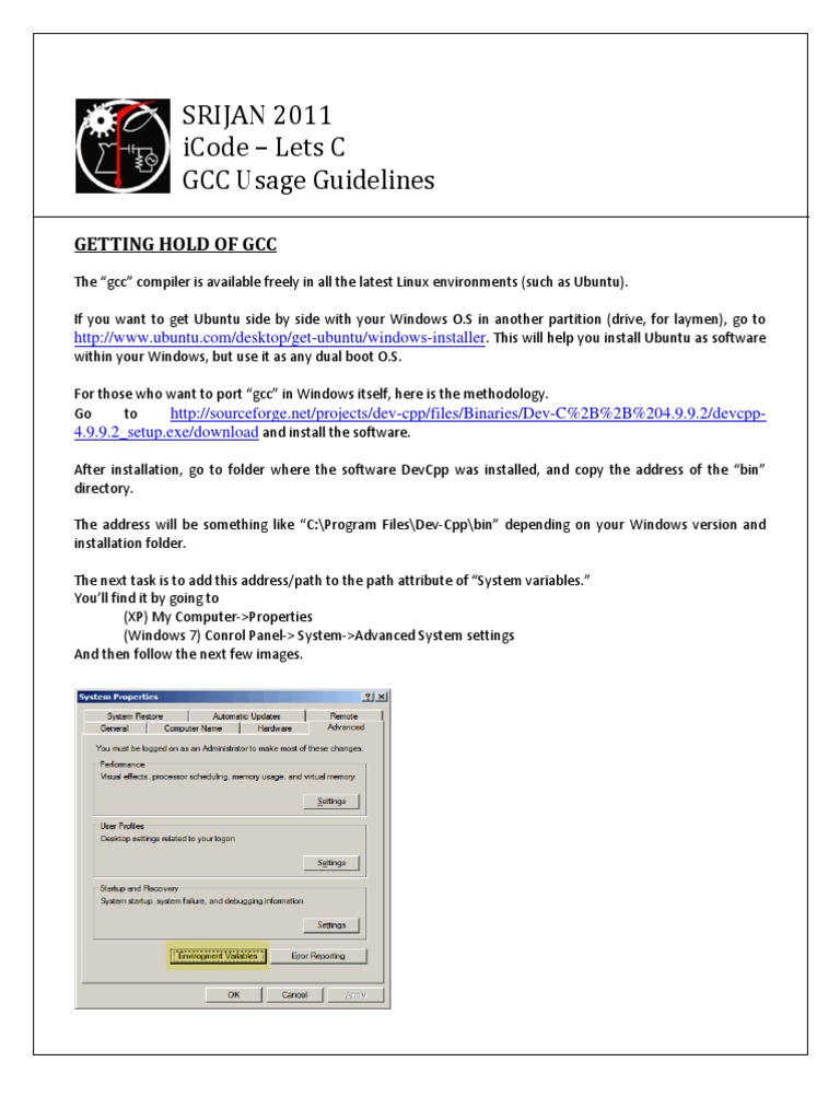 GCC Usage Guidelines | PDF