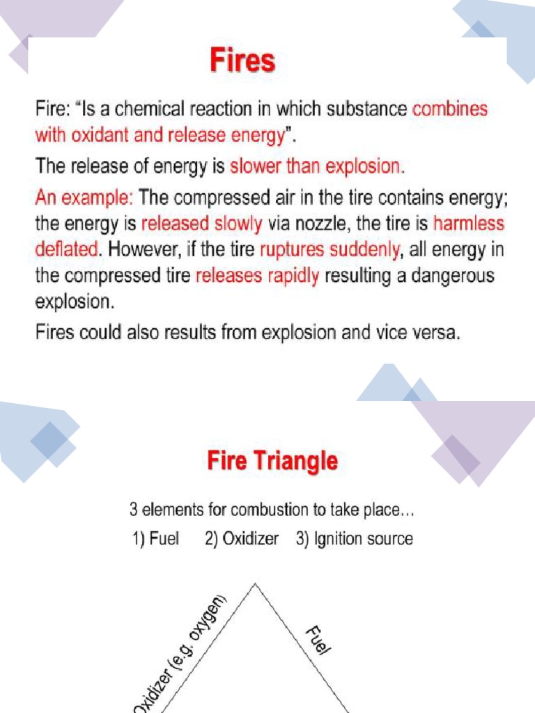 18 Fire Triangle | PDF | Combustion | Fires
