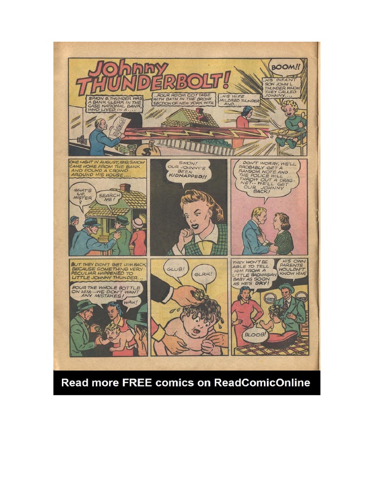 Flash Comics #1 (January 1940), Parte 3 (Johnny Thunderbolt) | PDF