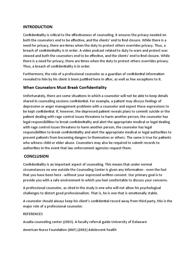 When Confidentiality Must Be Broken: Understanding the Legal Exceptions ...