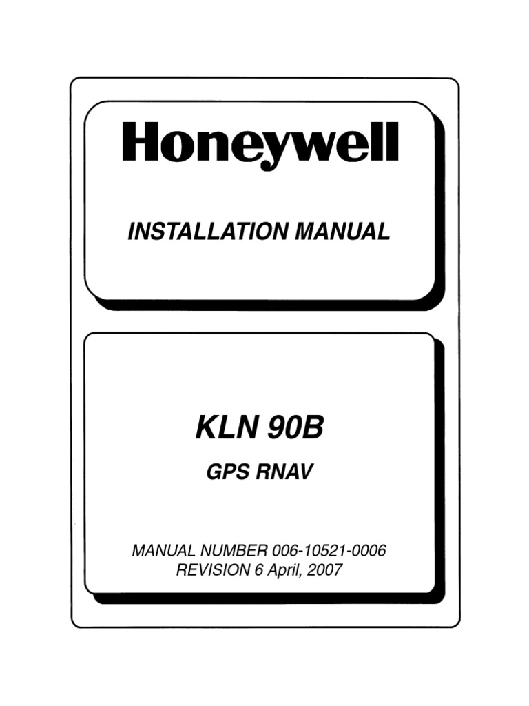 KLN90B Installation Manual | PDF | License | Legal Liability