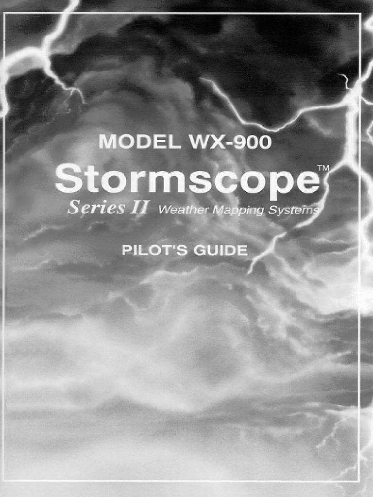 WX 900 Stormscope | PDF | Electronics | Weather